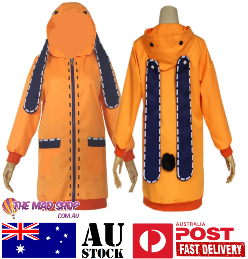 KAKEGURUI COMPULSIVE GAMBLER Runa Yomozuki Orange Hoodie Cute Jacket ...