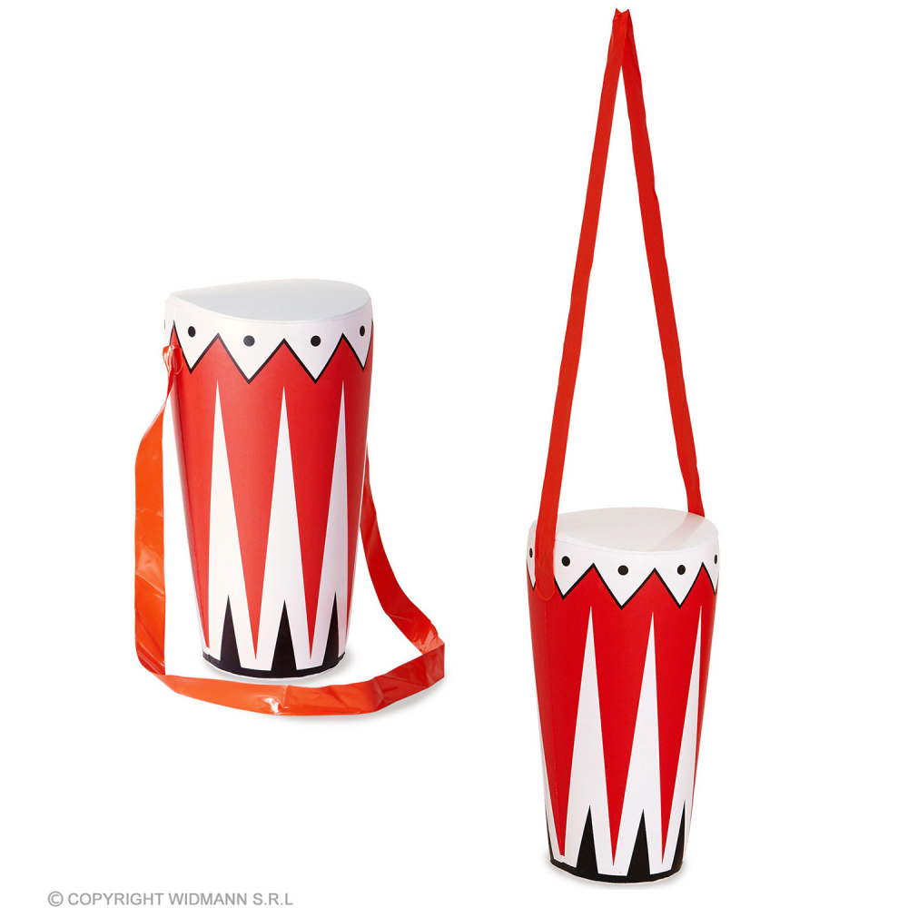 Inflatable Drum 36cm Bongo Hippy African Clown Native American Music