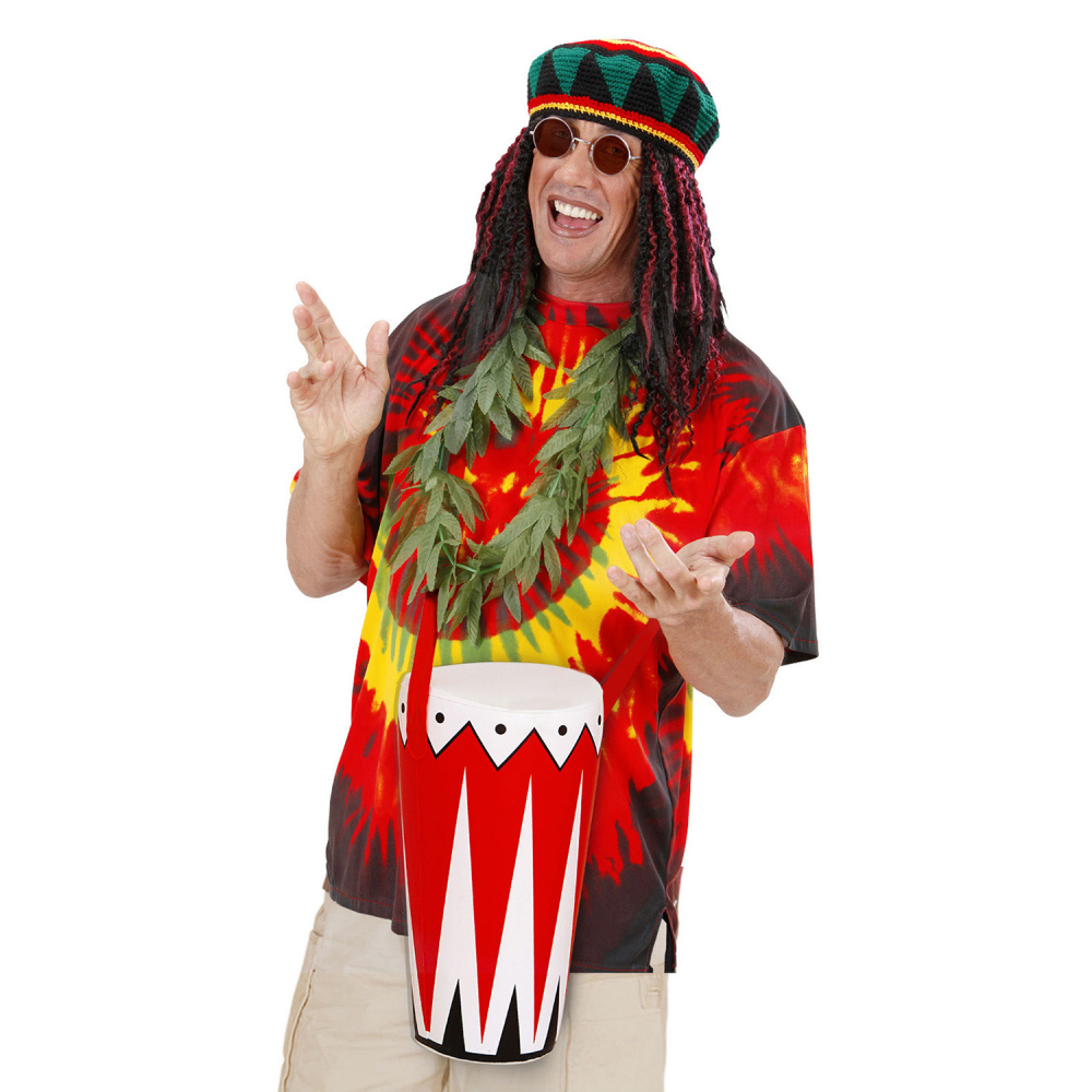 Inflatable Drum 36cm Bongo Hippy African Clown Native American Music