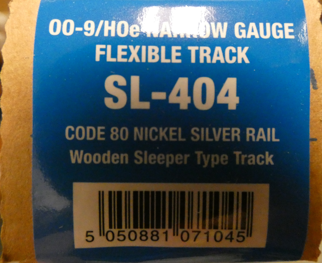 Peco SL-404 Narrow Gauge Mainline Flexi Track 009 / HOe Pk25 ...